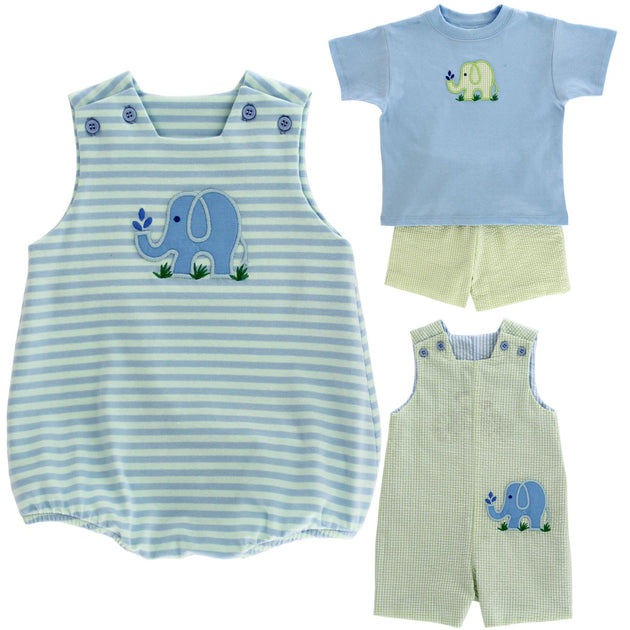 Ele-Fun Times - Boys Knit Infant Bubble – Bailey Boys