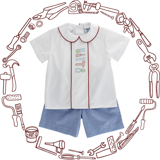 Tool Time - Dressy Short Set – Bailey Boys